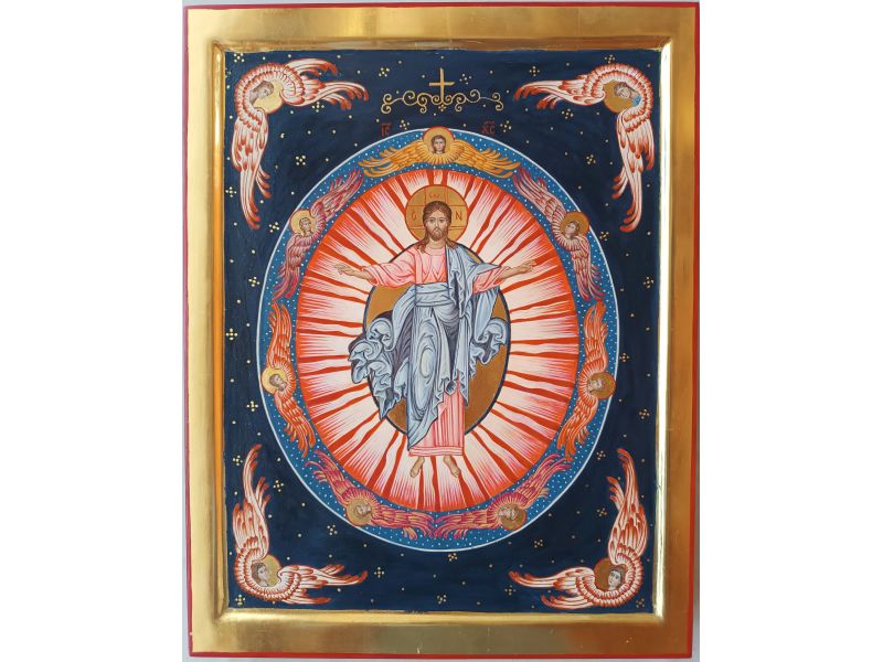 Icon Christ Among The Powers, 35x45 Cm, With Cradle - Dal Molin