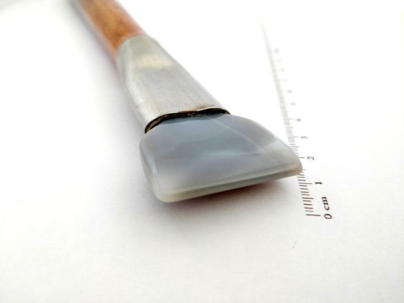 Agate Burnisher Spatula Shape Num. 12 - Dal Molin