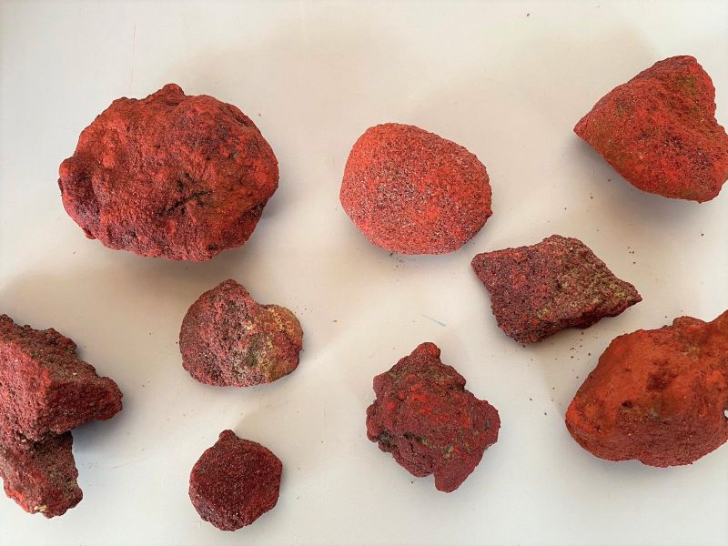 Cinabro Minerale Del Monte Amiata In Pezzi, 100 Gr - Dal Molin
