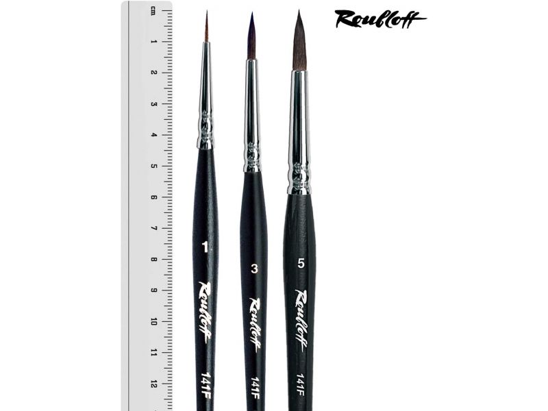 Roubloff Serie 141f, Pennello Punta Tonda In Pelo Di Scoiattolo - Dal Molin