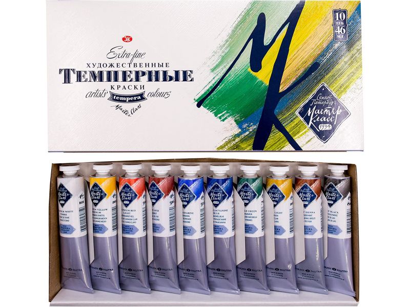 Master Class 10x46 Ml Tubetti Set Tempera - Dal Molin