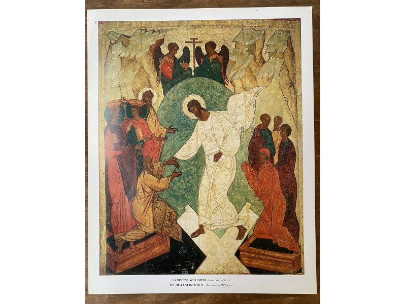 Stampa, Icona Discesa Agli Inferi Icona Russa Xvi Sec. - Dal Molin
