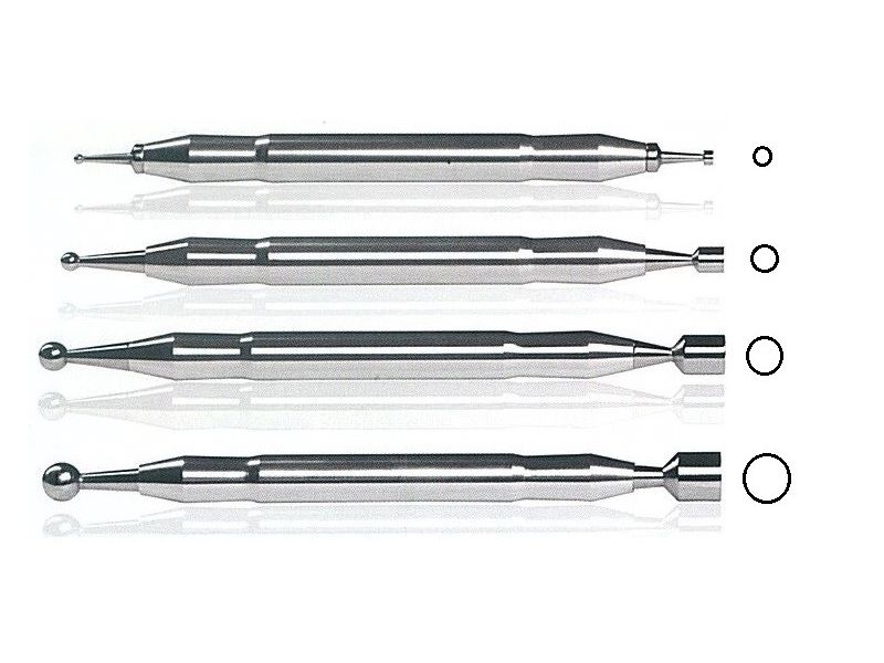 Doppia Punta In Metallo Bulino E Tazza - Dal Molin