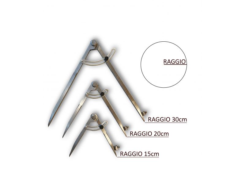Compasso Con Guida A Due Punte In Metallo, Con Supporto Per Matita O ...