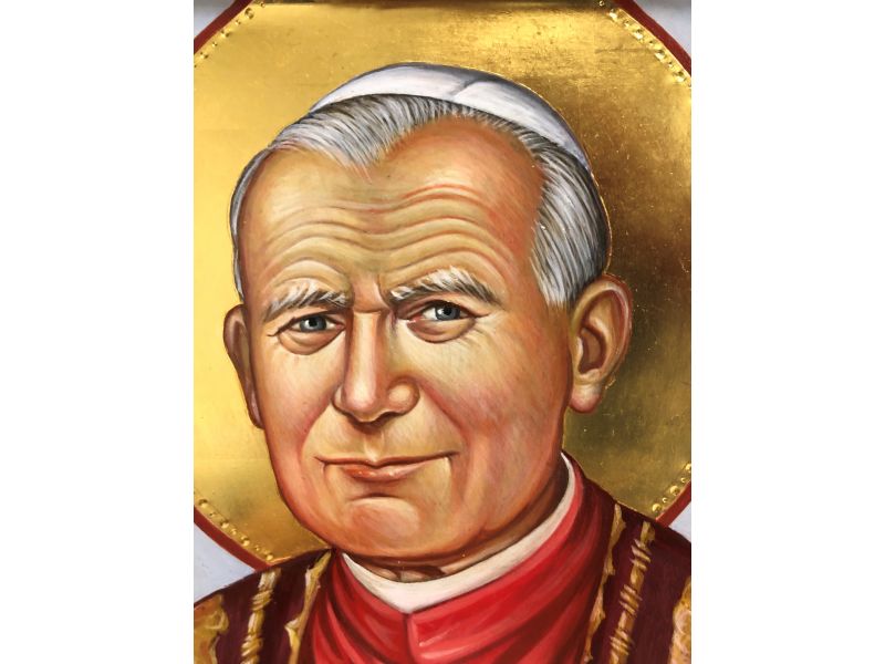 Icon Of Saint John Paul Ii, 25x30 Cm - Dal Molin