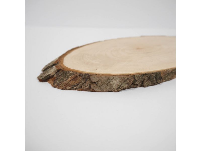 Pezzi Vari Ovali In Legno Di Ontano, Con Corteccia, Per Pirografia ...